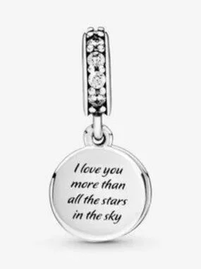 Pandora | Jewelry | Pandora Dark Blue Night Sky Star And Moon Charm ...